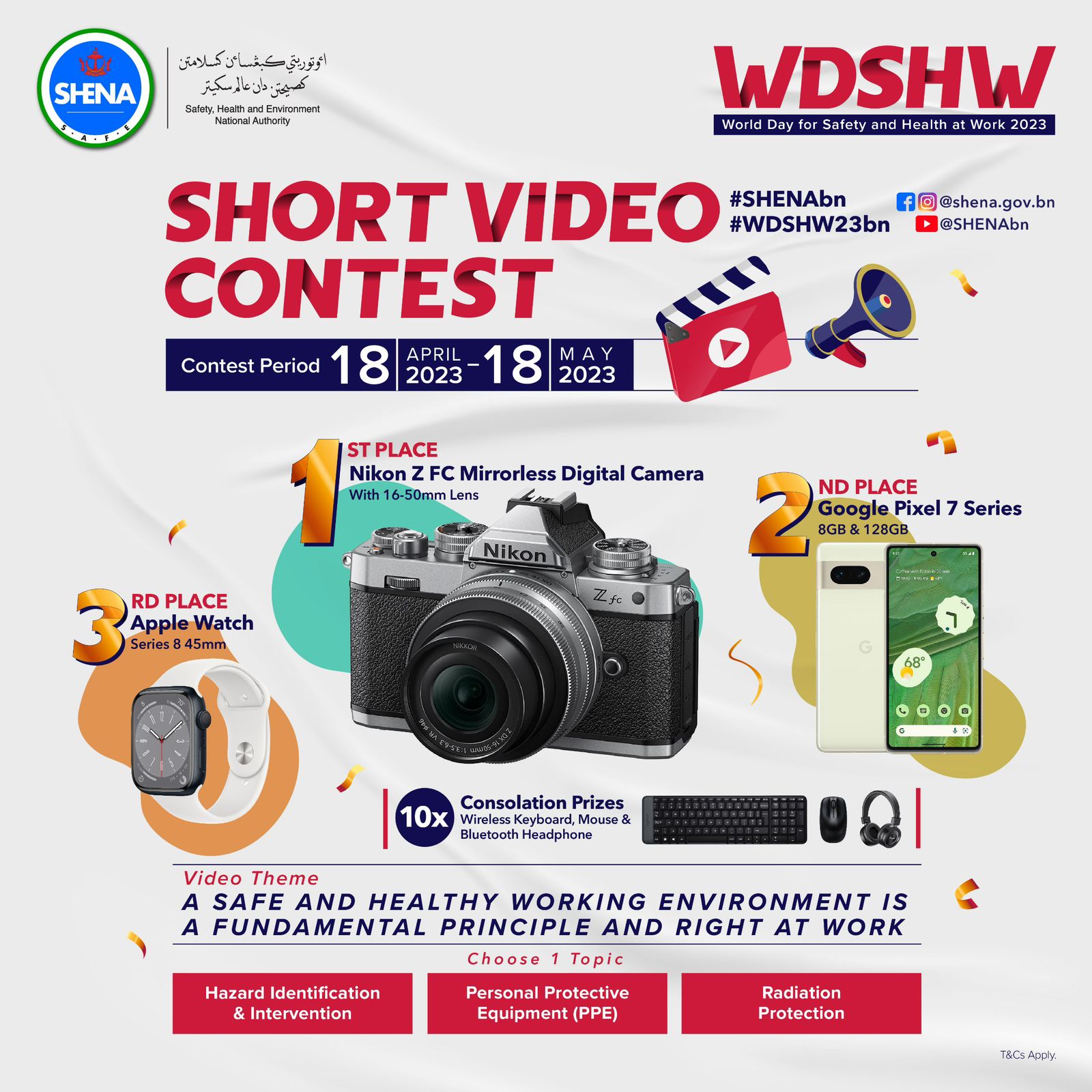 Students win SHENA Short Video Contest – Politeknik Brunei