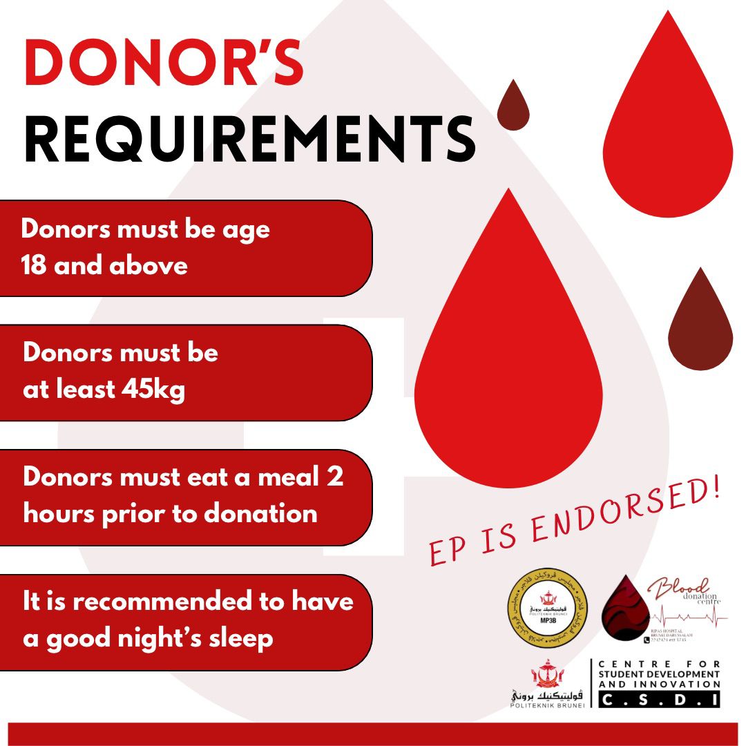 Blood Donation Drive at PB, OSP Campus – Politeknik Brunei