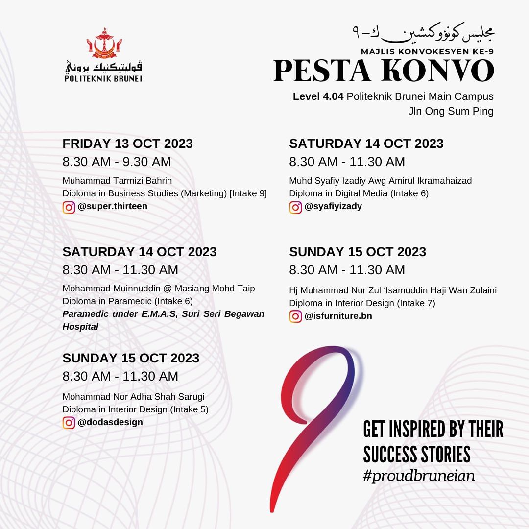 Pesta Konvo – Politeknik Brunei