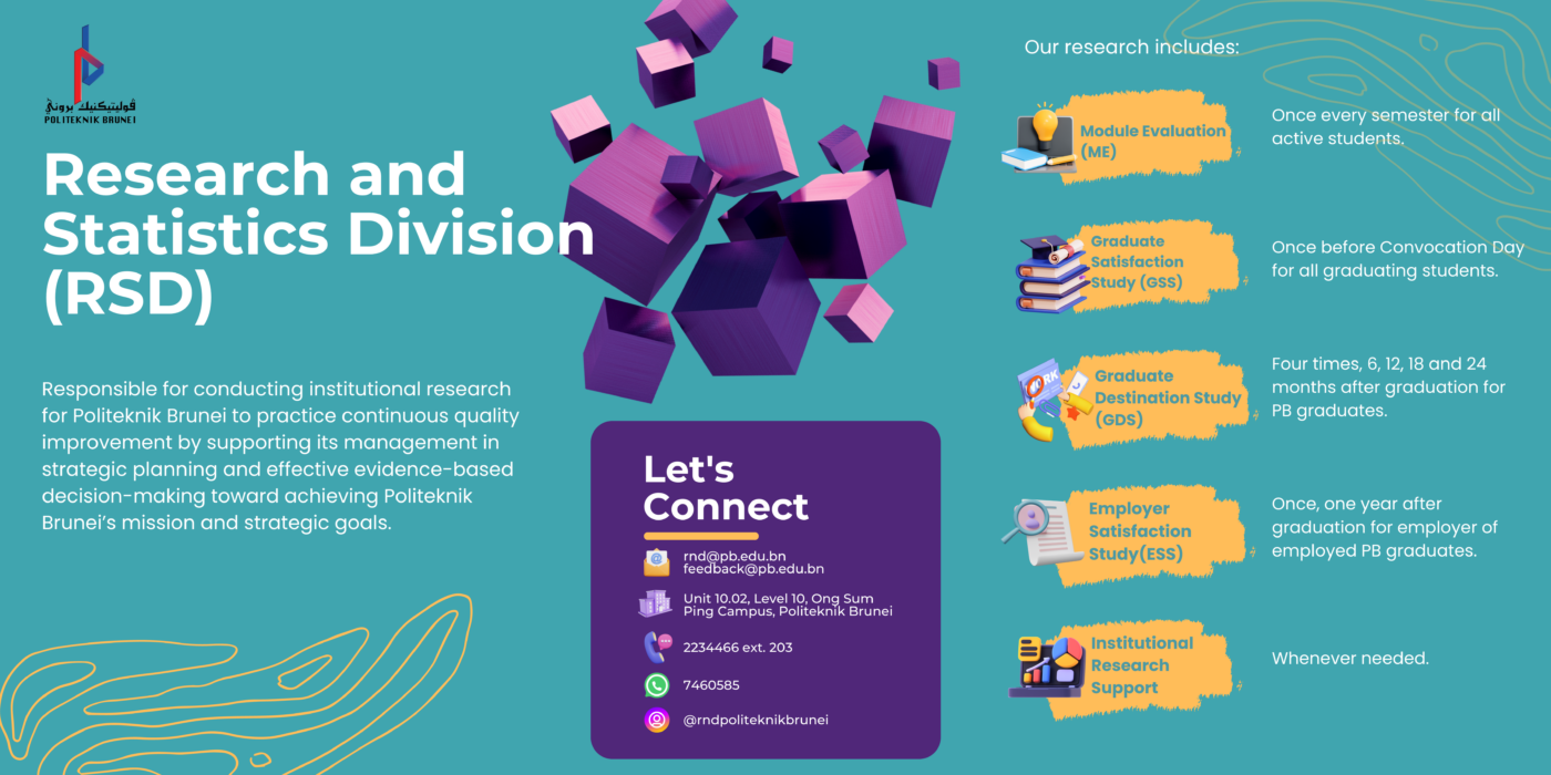 Research and Statistics Division (RSD) – Politeknik Brunei